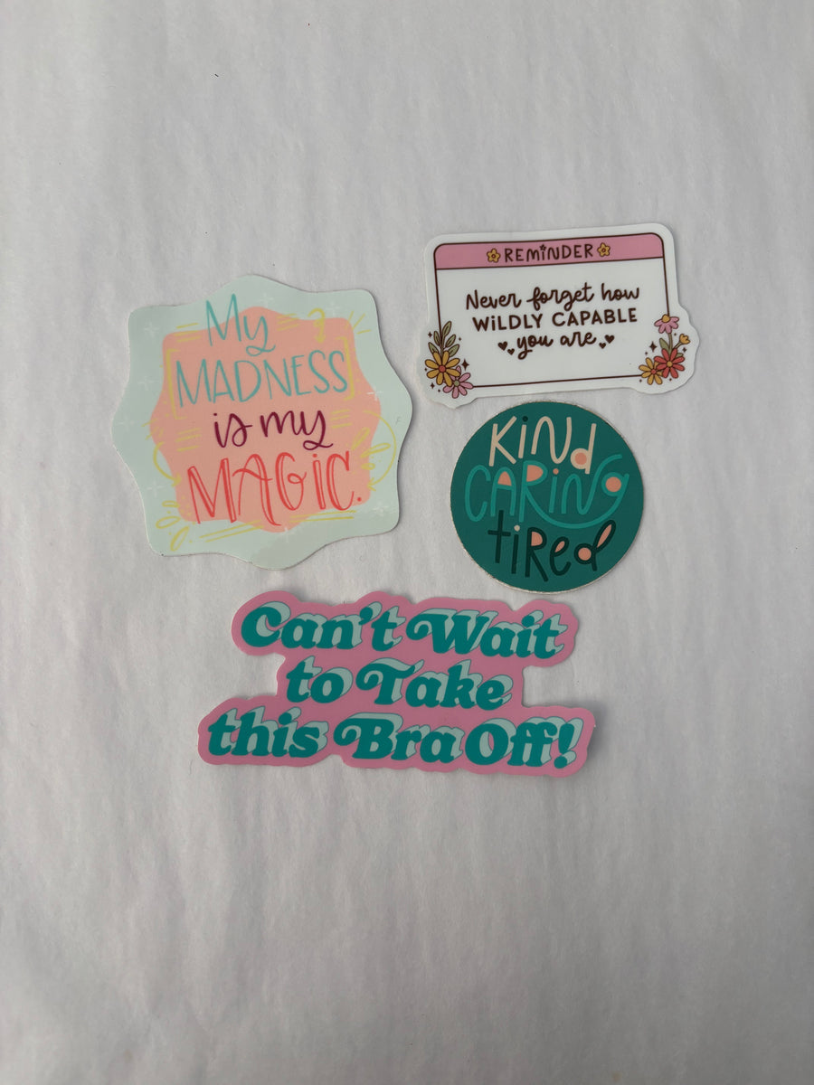 Self Love Sticker Pack – Wordshop Paperie